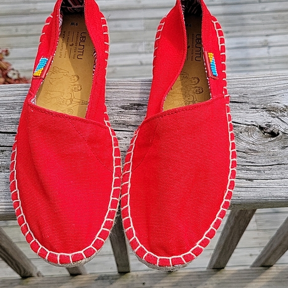 Ubuntu | Shoes | Ubuntu Afridrilles Red Espadrilles Sz 9w | Poshmark
